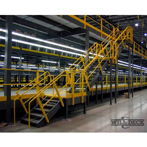 Wildeck® 2-Rail Stair Landing Platform