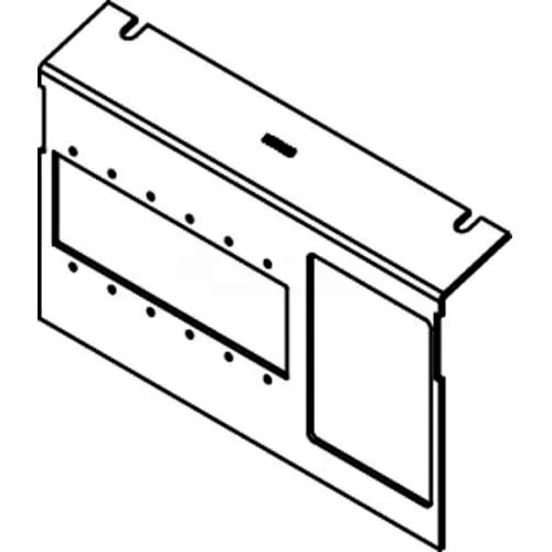 Wiremold C8005P-MAAP-6A Floor Box AC Series Device Plate For 6 MAAP ...