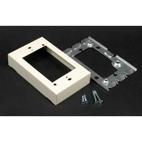 Wiremold V5751 1-Gang Flush Type Extension Adapter, Ivory, 4-5/8"L
