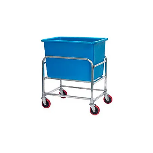 Winholt Aluminum Bulk Mover 6 Bushel 30-6-A/BL with Blue Tub, 33"L x 24 ...