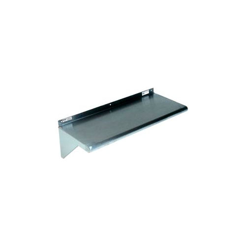 Stainless Steel Wall Mounted Shelf, 10" x 24" Shelf