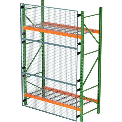 Husky Rack & Wire™ Pallet Rack Guard Back Panel with Offset Bracket, 96 ...