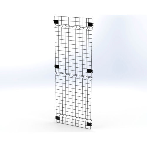 Husky Rack & Wire™ Welded Wire Security Partition Panel, 2'W x 5'H, Black