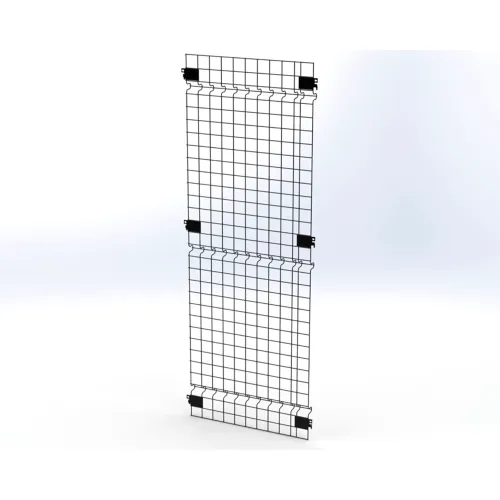 Husky Rack & Wire™ Welded Wire Security Partition Panel, 2'W x 5'H, Black