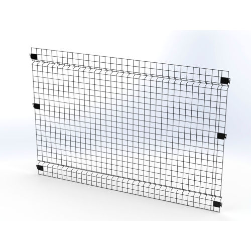 Husky Rack & Wire™ Welded Wire Security Partition Panel, 5'W x 4'H, Black