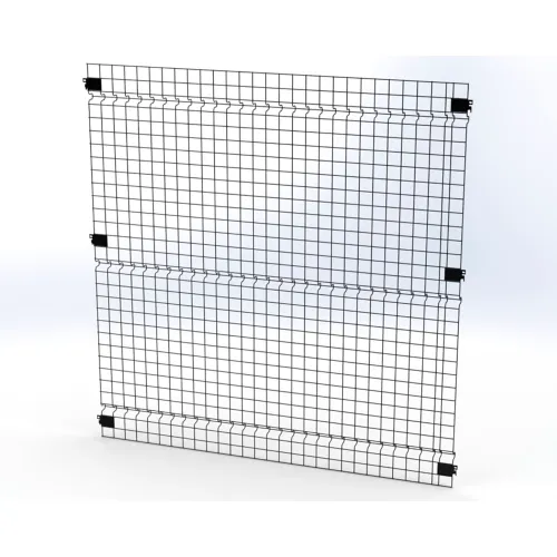 Husky Rack & Wire™ Welded Wire Security Partition Panel, 5'W x 5'H, Black