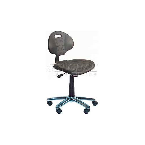 WSI 700 Series Chair 700-ESD, ESD Polyurethane, Nylon Base, 18"-23"H, Black