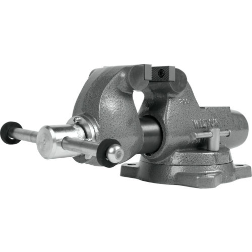 Wilton Machinist Jaw Round Channel Vise with Swivel Base, 3"