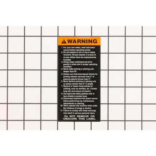 JET® Warning Label 54A, JT9-6296150
