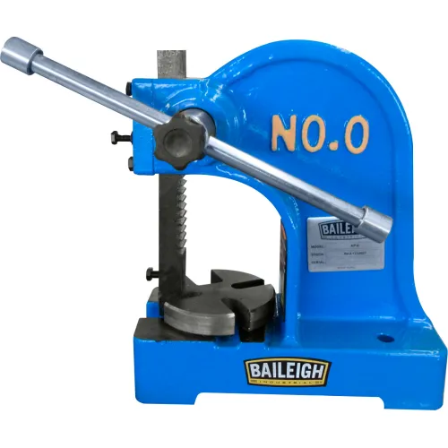 Baileigh Industrial® AP-0 Manually Operated Arbor Press, 1/2 Ton Max ...