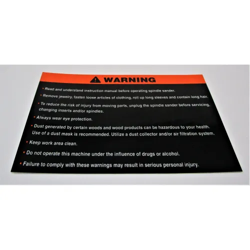 JET® Warning Label Jbos-5, JBOS5-94