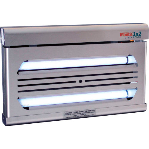 PestWest Mantis 1X2 Discretion Fly Light - Stainless Steel