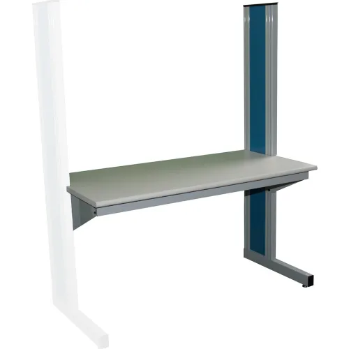 WSI Modular Workbench Adder C2-SPA-3048-75GGB, C2 Series, 30"D X 48"W X ...