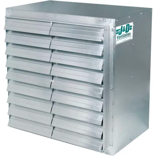 J&D Wall Master, 50" BD 115/230V 1HP 1Phase 6 Galvanized Blade