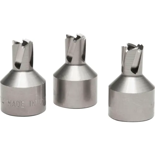 Hougen® RotaCut™ Hole Cutter, 1/4" Dia. x 1/4" Depth of Cut, Pack of 3