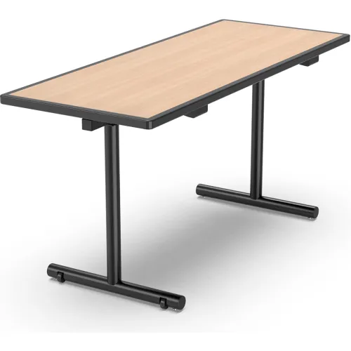 Palmer Hamilton Aero Go Flip Top T-Leg Table, 60"L x 24"W x 29"H ...