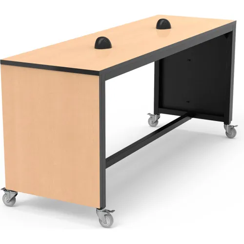 Palmer Hamilton Synergy Table with Power, 4 Casters, 96"L x 30"W x 42"H ...