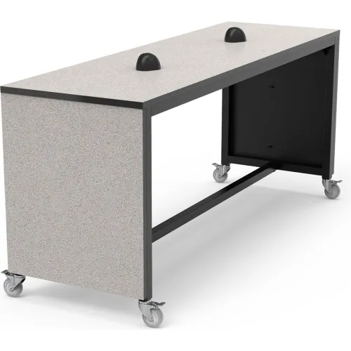 Palmer Hamilton Synergy Table with Power, 4 Casters, 96"L x 30"W x 42"H ...