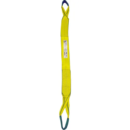 Lift America 4"X4' Poly EdgeGuard Flat Web Sling w/Buffered Twisted Eye ...
