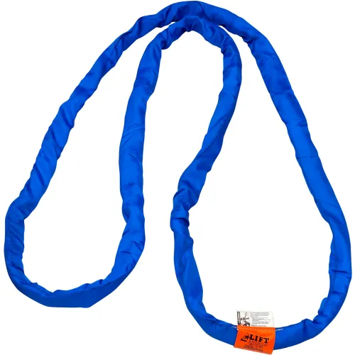Lift America Round Sling Endless SP240 X 10' Blue, Vertical Capacity ...