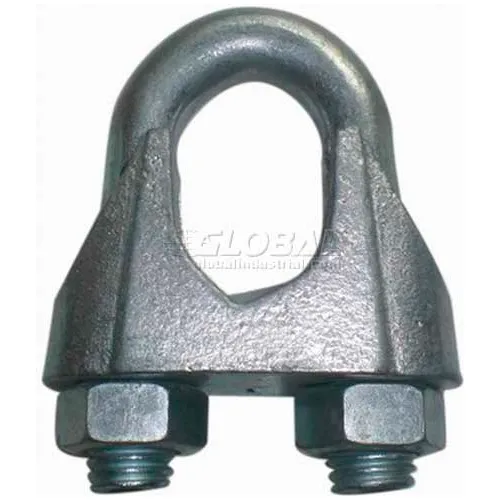 Elite Sales EGC14 1/4" Zinc Plated Wire Rope Clip - Pack of 50