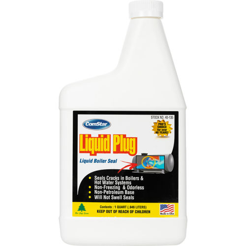 Liquid Plug™ Liquid Boiler Leak Sealant, 1 Qt. - Pkg Qty 24