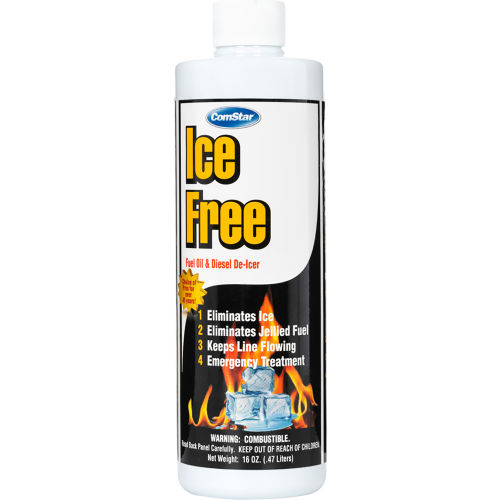 Ice Free™ Fuel Oil & Diesel De-Icer, 16 Oz. - Pkg Qty 24