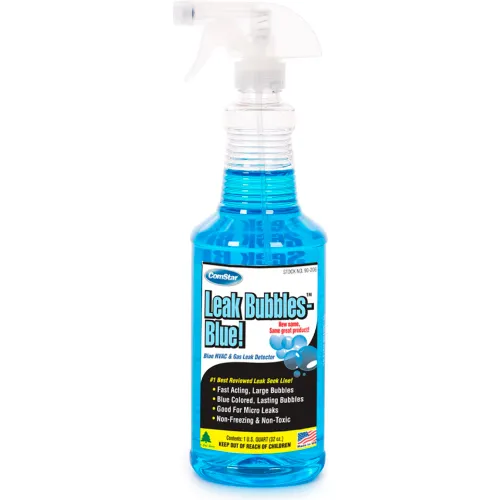 Leak Bubbles Leak Detector Blue With Spray - 1 Quart - Pkg Qty 12