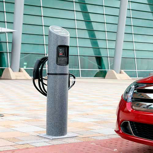 Ideal Shield® Surface Mount Electrical Vehicle Charging Station, 1 ...
