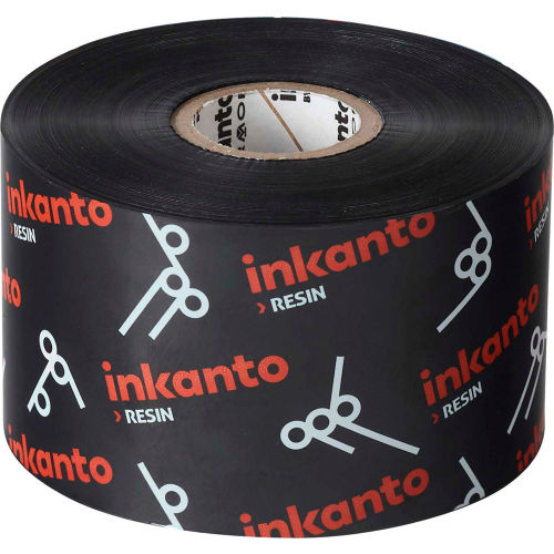 Inkanto AXR 8 Heat Resistant Resin Ribbons, 53mm W x 360m L, Black, 10 ...