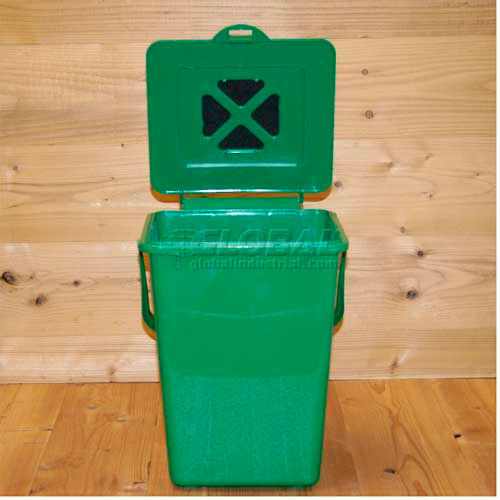 ECO Kitchen Compost Pail, 8-1/2"L x 9"W x 11"H