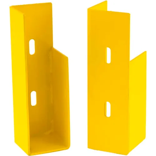 Cogan® Steel Two Lift-Out Brackets Guard Rail, Yellow