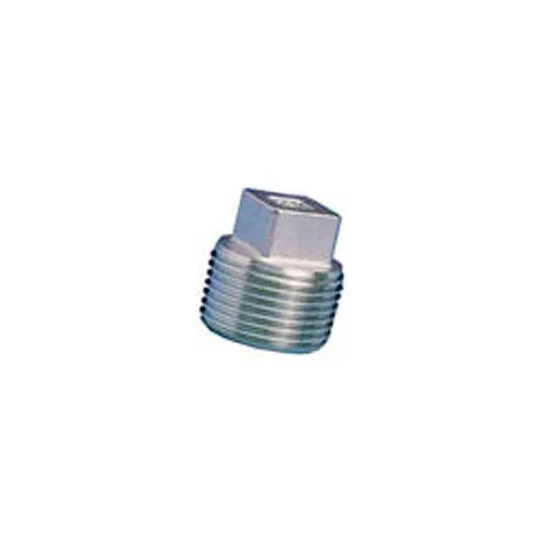General Plug & Manufacturing Plug 300# Galvanized Steel - 1/8'' - Pkg ...